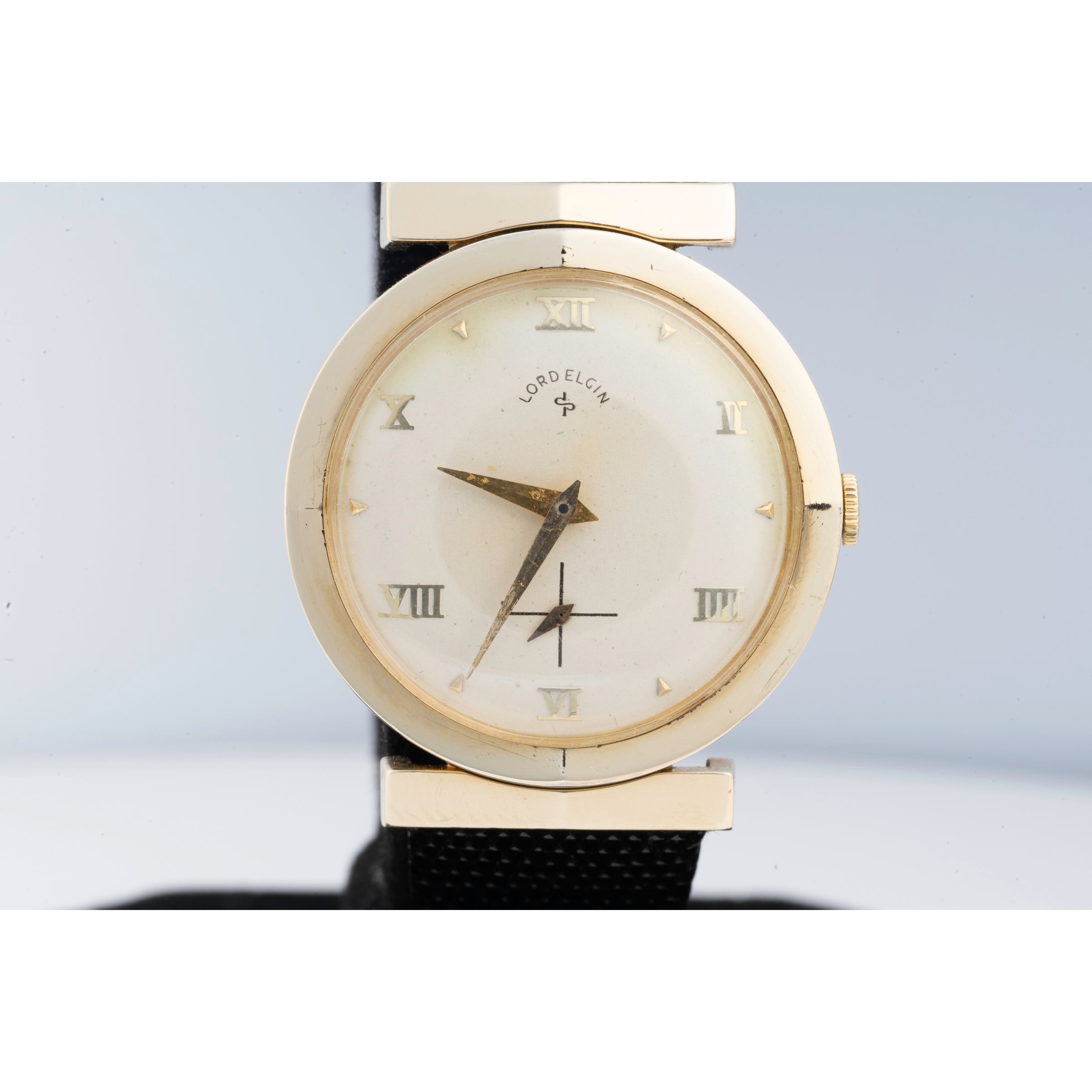 Vintage Lord Elgin 14k Gold Filled Fancy Dial Watch